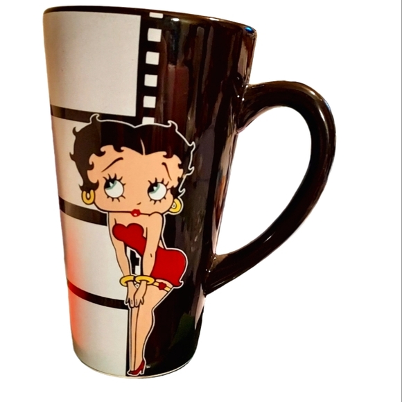 Betty Boop | Dining | Betty Boop Vintage Cinema Reel Ceramic Travel Mug ...